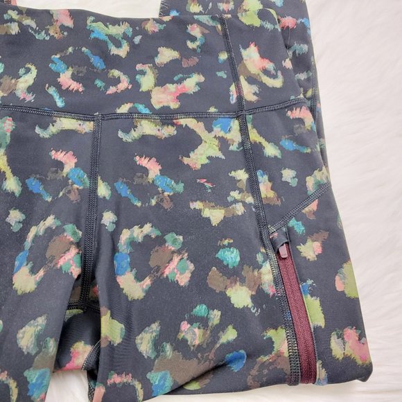 Athleta | Pants & Jumpsuits | Nwot Athleta Black Leopard Rainier ...